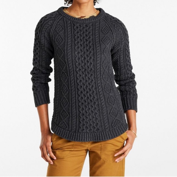 L.L. Bean | Sweaters | Llbean Signature Traditional Fishermans Tunic ...